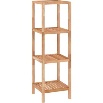 vidaXL Badregal 36x36x112 cm Massivholz Nussbaum Vidaxl