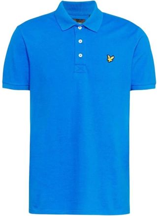 Lyle & Scott Homme, Tops, Bleu, Taille: 2XL Polo en Coton Biologique