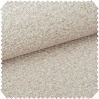 Novely NASSAU - Samtweicher Polsterstoff - Möbelstoff mit Wabenstruktur - Bezugsstoff in Woll-Optik - Meterware 1lfm | Farbe: 08 Beige