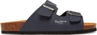 Pepe Jeans London Pantoletten PMS90110 Dunkelblau