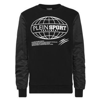 Plein Sport Homme, Sweatshirts et sweats &agrave; capuche, Noir, Taille: XS SweaT-shirt LS Global Express Edition