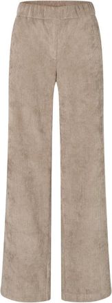 M.A.C Weite Cordhose- Elastischer Bund - - Trousers - Damen - Beige - XL L32