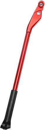 Generic Mountainbike-Fu&szlig;st&uuml;tze, Schnellspanner-Stativ aus Aluminiumlegierung, Auto-Kick, Seite for Outdoor-Sportarten(Red)