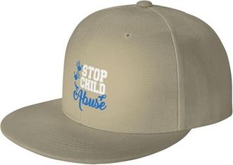 Generic Pr&eacute;vention De La Maltraitance Infantile Femme Homme Casquette Hip Hop Protection Solaire Chapeaux Pare-Soleil L&egrave;g&eacute;re Snapback Chapeau pour Adulte Golf