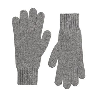 A|X Armani Exchange Gants avec logo - Femme - Accessoires - Gris - Taille: M/L