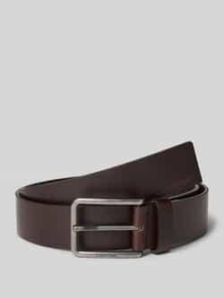 Calvin Klein Lederg&uuml;rtel mit Dornschlie&szlig;e Modell WARMTH BUCKLE