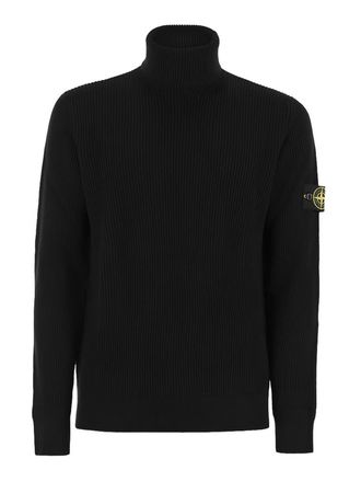 Stone Island Pull Col Rond - Noir