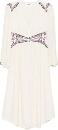 BA&SH Femme, Robes, Beige, Taille: 36 FR Robe chemise Tina