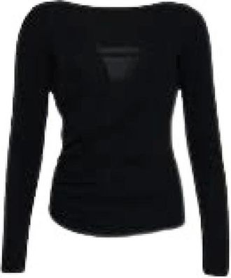 Elisabetta Franchi Femme, Tops, Noir, Taille: 38 FR Maglia donna