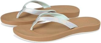 Sanuk Cosmic Shores Tongs irisées pour femme, Argenté, 36 EU