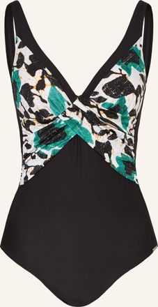 Charmline Charmline Shape-Badeanzug Cool Baroque Mit Glitzergarn blau