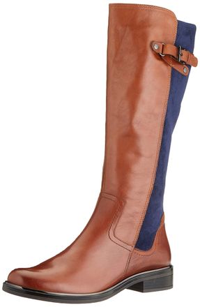 Caprice Caprice Damen 9-9-25504-25 Kniehohe Stiefel, Cognac/Ocean, 40.5 EU