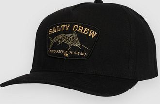 Salty Crew Billfisher Strapback Cap black