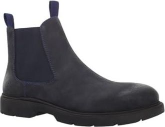 Lumberjack Homme Charlie Bottine Chelsea, Bleu, 42.5 EU