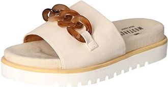 Mustang Jeans Sabots pour Femmes 1461-702, Pointure:40 EU, La Couleur:Beige