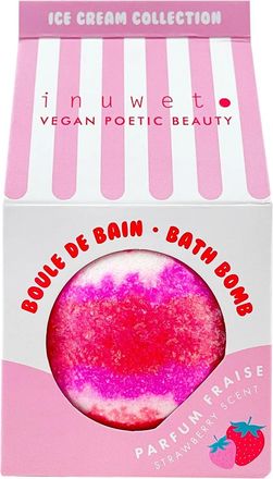 Inuwet Bombe de bain Ice cream fraise - 120 g Inuwet