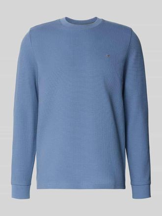 Christian Berg Pullover mit Label-Patch