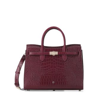 Aigner Aigner Crossbody Bags - Tasche Farah aus Leder - Gr. unisize - in Rot - für Damen