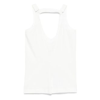Maison Margiela Off White Tank Top - - Tops - Damen - Wei&szlig; - M