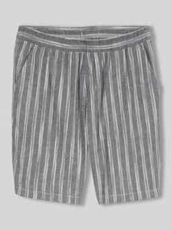 Tom Tailor Denim Regular Fit Shorts aus Baumwoll-Leinen-Mix