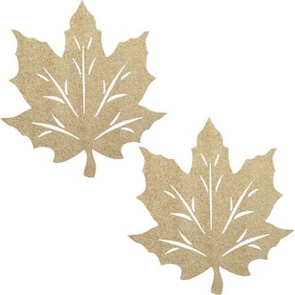 Pretyzoom 2Pcs Ahorn Blätter Filz Untersetzer Tasse Matten für Haus Esstisch Urlaub Herbst Halloween Thanksgiving Tabletop Decor