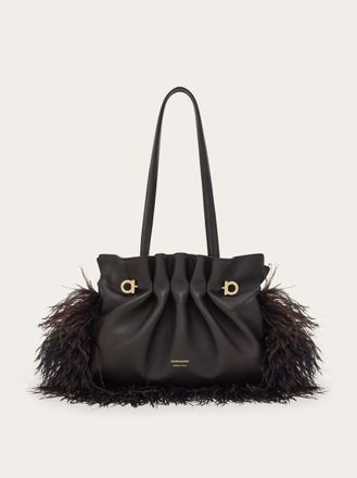 Ferragamo Damen Ferragamo Soft Bag (S) Braun