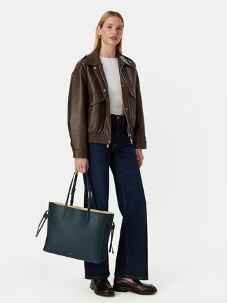 Furla Handtasche Furla Ava L Tote WB02001 BX4329 CN 4913S Dunkelgr&uuml;n