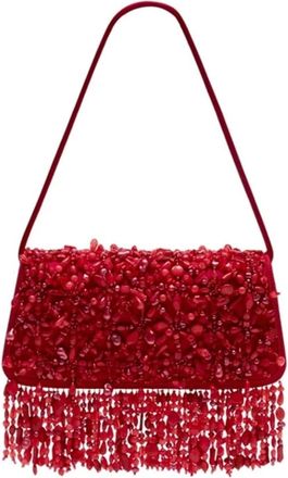Cult Gaia Femme, Sacs, Rouge, Taille: ONE Size Idalia Shoulder Bag