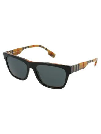Burberry 0BE4293 Vintage Check Acetate Sunglasses - Black