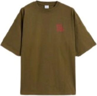 Aspesi Homme, Tops, Vert, Taille: XL T-shirt en jersey de coton