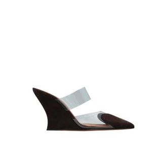 Alaia Mules 90 Coeur T/Alto - - Shoes - Damen - Braun - 40 EU