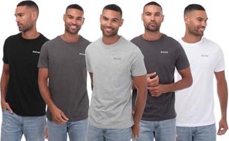 Nicce London Spacey Lot de 5 t-shirts pour homme, multicolore, S
