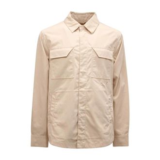 Afterlabel Belluno Overshirt Jacke - - Shirts - Herren - Beige - L