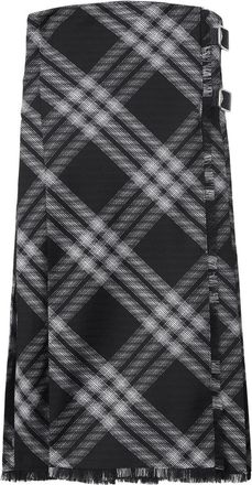 Burberry Checked Wrap Minidress