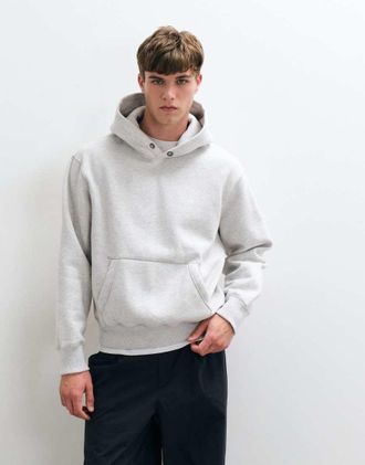 Abercrombie & Fitch hoodie &eacute;pais gris clair
