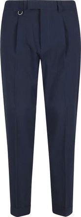 Paolo Pecora Homme, Pantalons, Bleu, Taille: L Slim-fit Pantalons