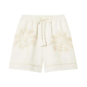 Twinset Femme, Shorts, Beige, Taille: 40 FR U&B Shorts