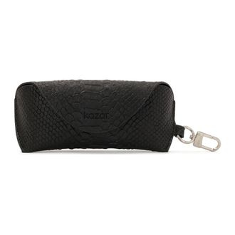 Kazar Homme, Accessoires, Noir, Taille: ONE Size &Eacute;tui &agrave; Lunettes avec Motif Gaufr&eacute;