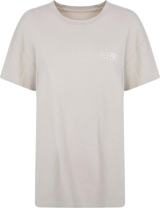 Maison Margiela T-shirt classique - Femme - Tops - Beige - Taille: 38 FR