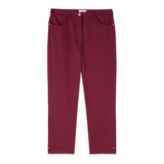 Oltre Capri-Hose aus Baumwollmischung - - Trousers - Damen - Lila - S