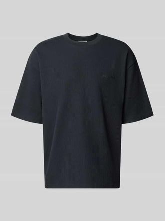 Review Relaxed Fit T-Shirt mit Strukturmuster