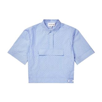 Munthe Must Top - - Blouses & Shirts - Damen - Blau - S