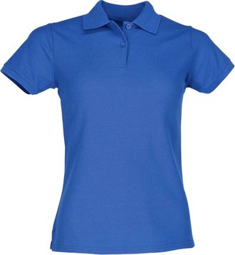 Fruit Of The Loom Damen Poloshirt SS092M, Blau - Blau (K&ouml;nigsblau), Gr. 46 (Herstellergr&ouml;&szlig;e: XXL)