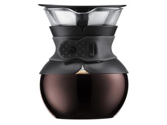 Bodum 11592-01 Kaffeebereiter mit Permanentfilter, kurze Tülle, 0,5 L, 17 oz