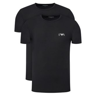 Emporio Armani T-Shirt-Set EM001849 AF14131 MC005 Schwarz Fitted Fit