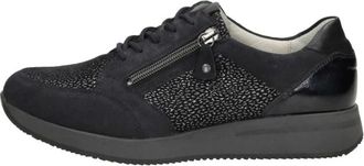 Waldl&auml;ufer Femme, Chaussures, Bleu, Taille: 33 1/2 EU H-Agnes Chaussures &agrave; lacets Laag