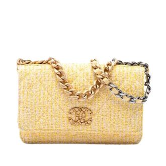 Chanel Pre-owned 19 Wallet on Chain - - Pre-owned - Damen - Gelb - ONE SIZE
