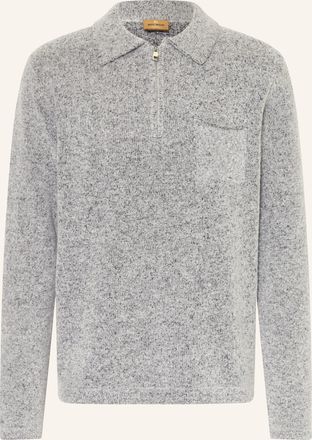 Mos Mosh Mos Mosh Gallery Strick-Poloshirt Mmgryan grau