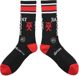 Saint Mxxxxxx chaussettes à rayures - Noir