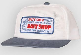 Salty Crew Bait Shop Trucker Cap off white